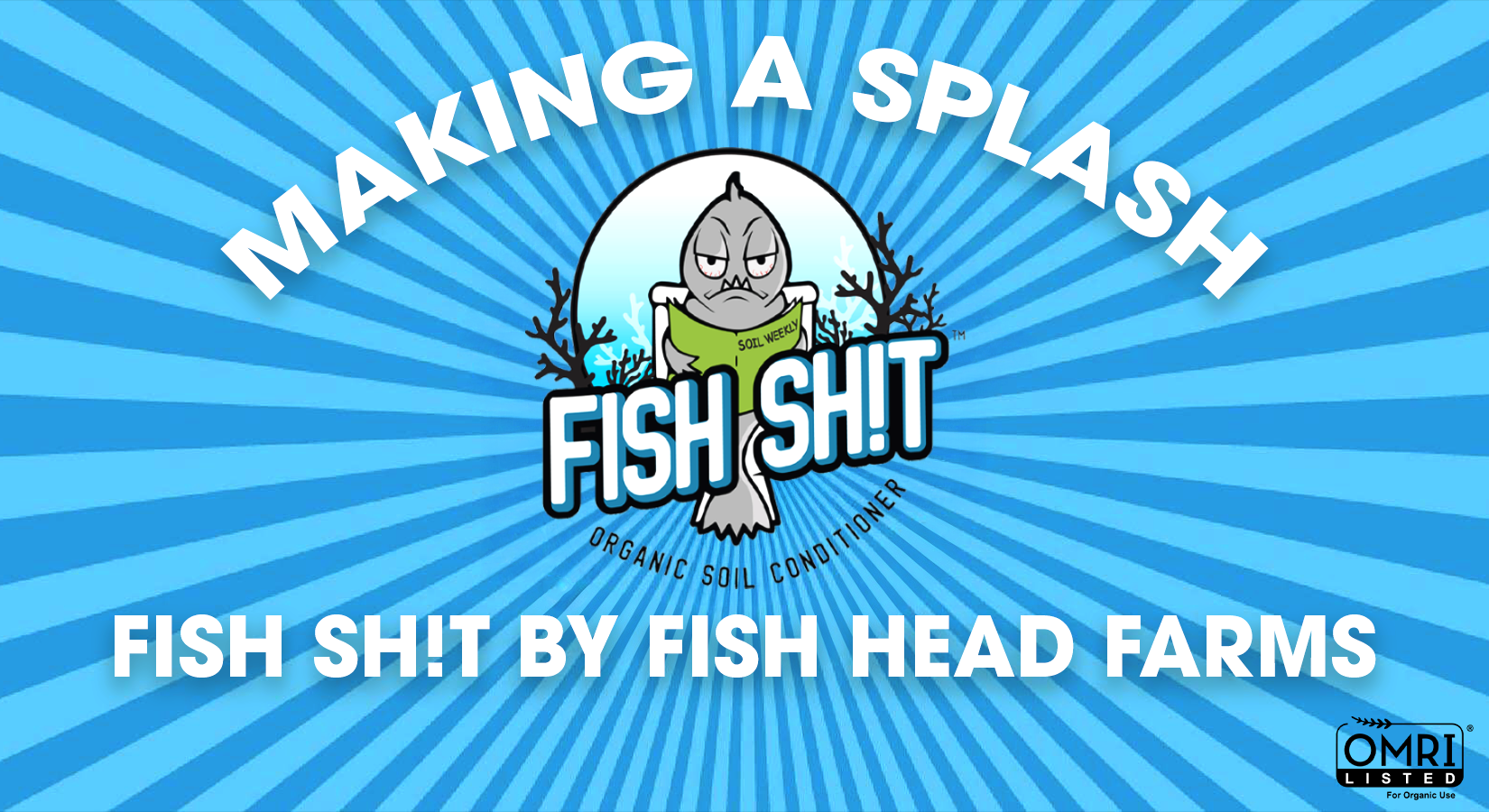 Making a Splash Fish Sh!t by Fish Head Farms | Hydroponics by Hollands